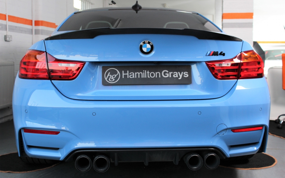 2017 (17) BMW M4 BiTurbo DCT Competition Pack in Yas Marina Blue. (Has ...