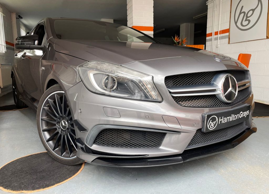 2014 (64) Mercedes-Benz A Class 2.0 A45 AMG SpdS DCT 4MATIC. Finished ...
