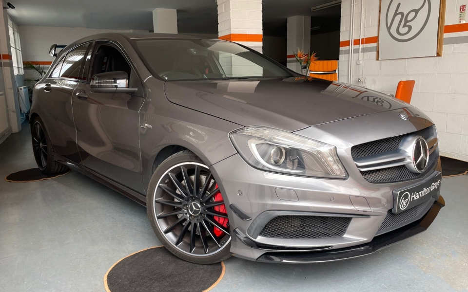 2014 (64) Mercedes-Benz A Class 2.0 A45 AMG SpdS DCT 4MATIC. Finished ...